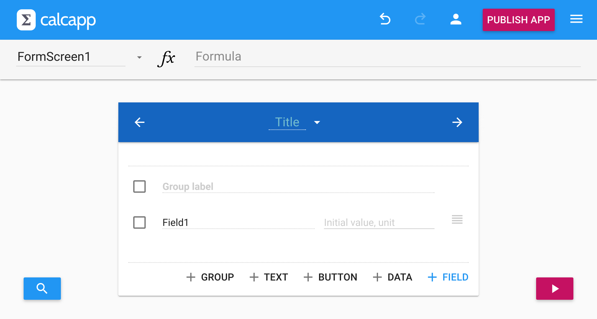 Getting started — Calcapp