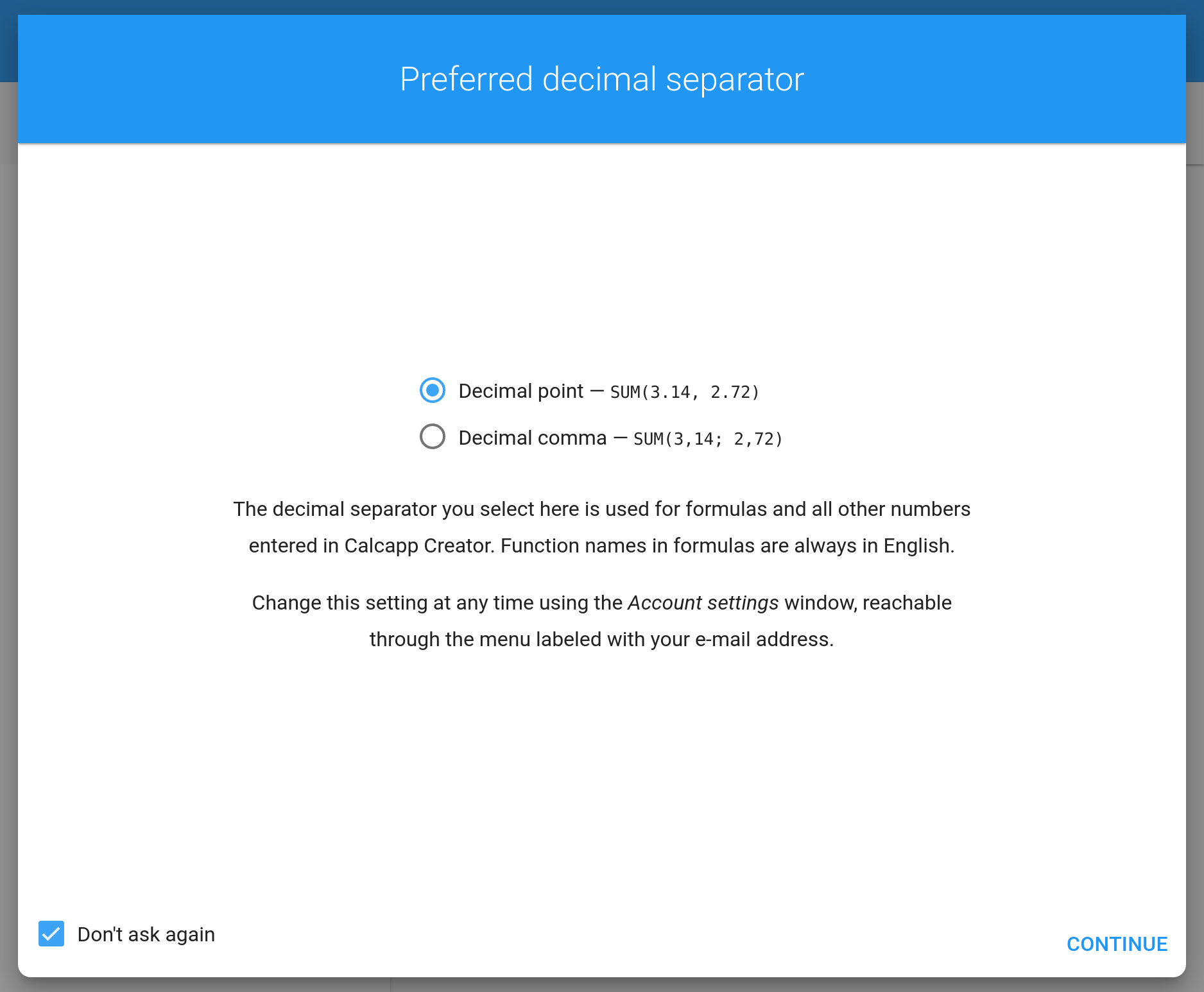 Calcapp Feature Decimal Commas In Formulas